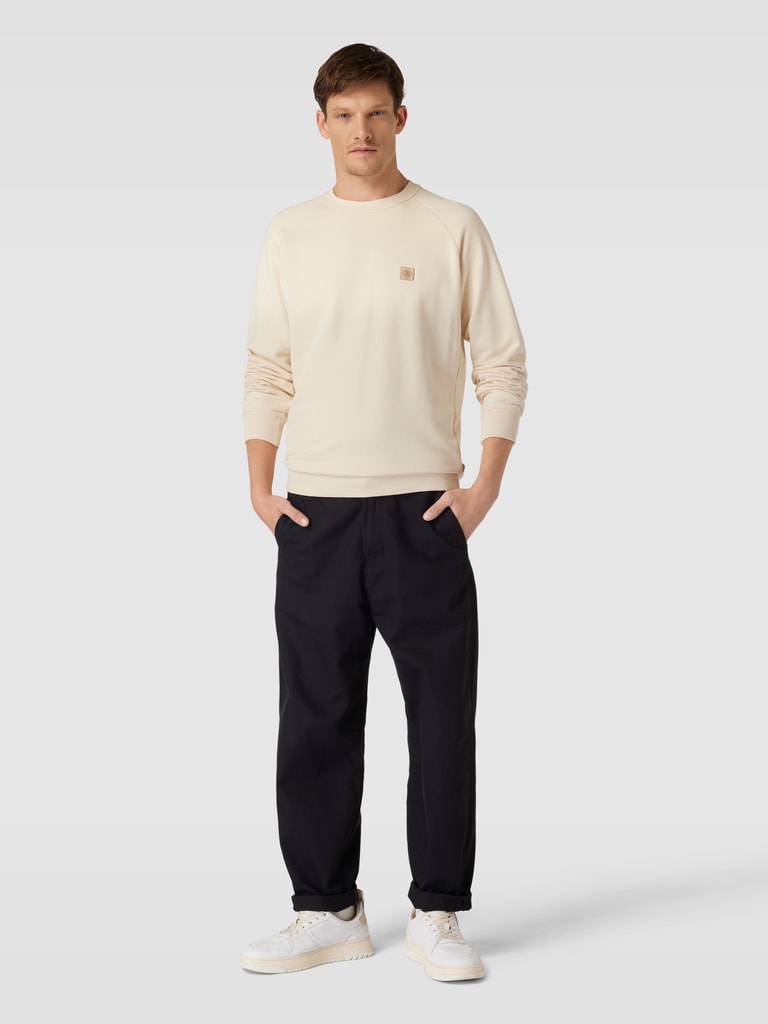 Kup online Thinking Mu Bluza z naszywką z logo model ‘SOL’ (złamany biały)