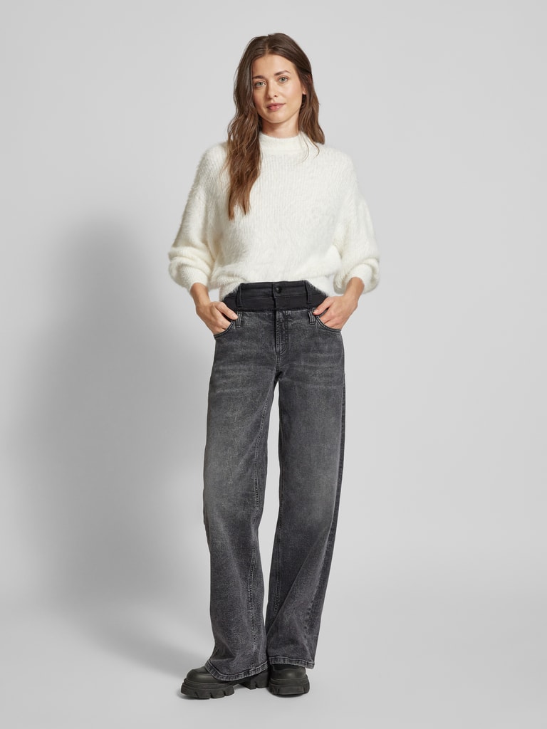 Guess Strickpullover mit überschnittenen Schultern Modell 'KEYLA' (ecru ...