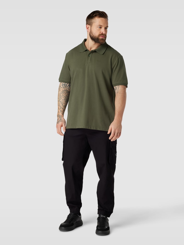 Kup online S.Oliver Plus Koszulka polo PLUS SIZE z wyhaftowanym logo ...