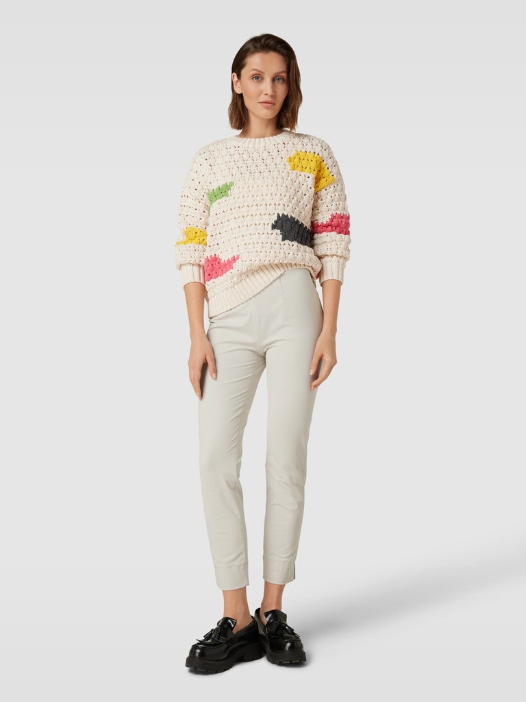 SEDUCTIVE Slim Fit Stoffhose mit verkürztem Schnitt Modell 'SABRINA ...