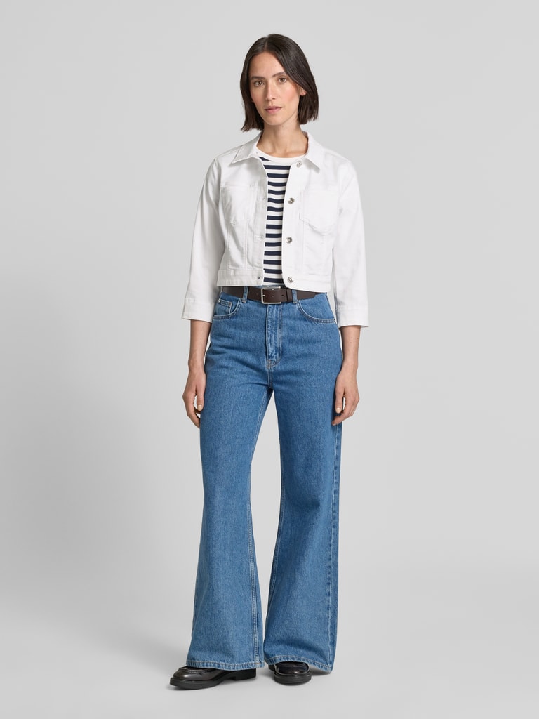 Betty Barclay Kort jeansjack met platte kraag in offwhite online kopen ...