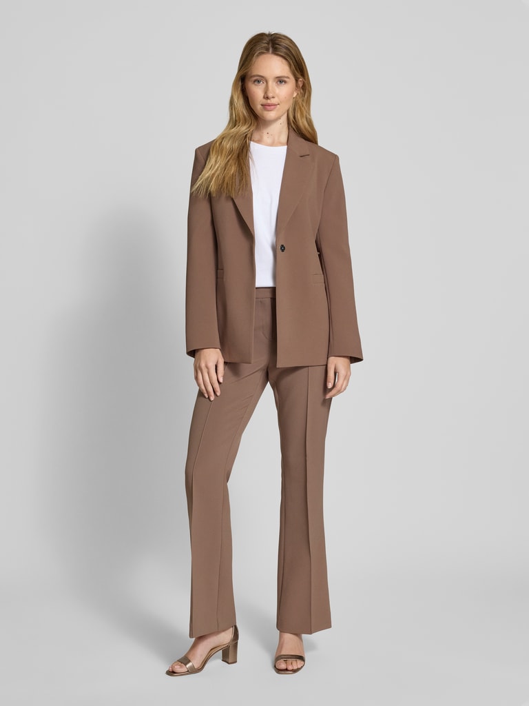 Someday Flared stoffen broek met vaste persplooien, model 'Cleona' in ...