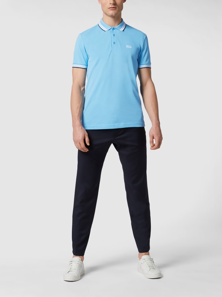 BOSS Green Regular Fit Poloshirt aus Baumwolle Modell 'Paddy' (aqua ...