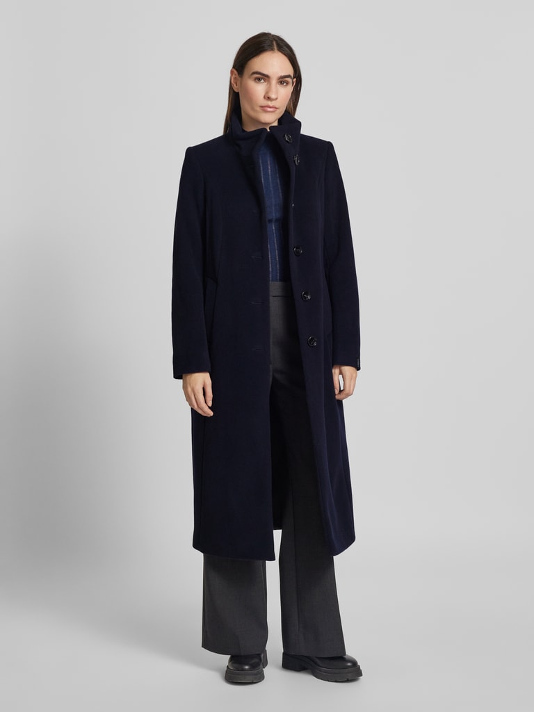 Milo Coats Slim Fit Wollmantel mit Kaschmir-Anteil Modell 'ELSA ...