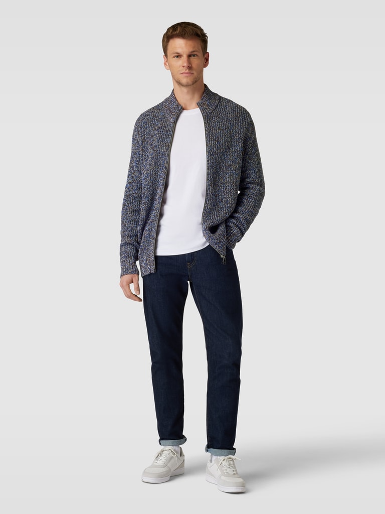 Christian Berg Men Strickjacke mit Stehkragen (hazel) online kaufen
