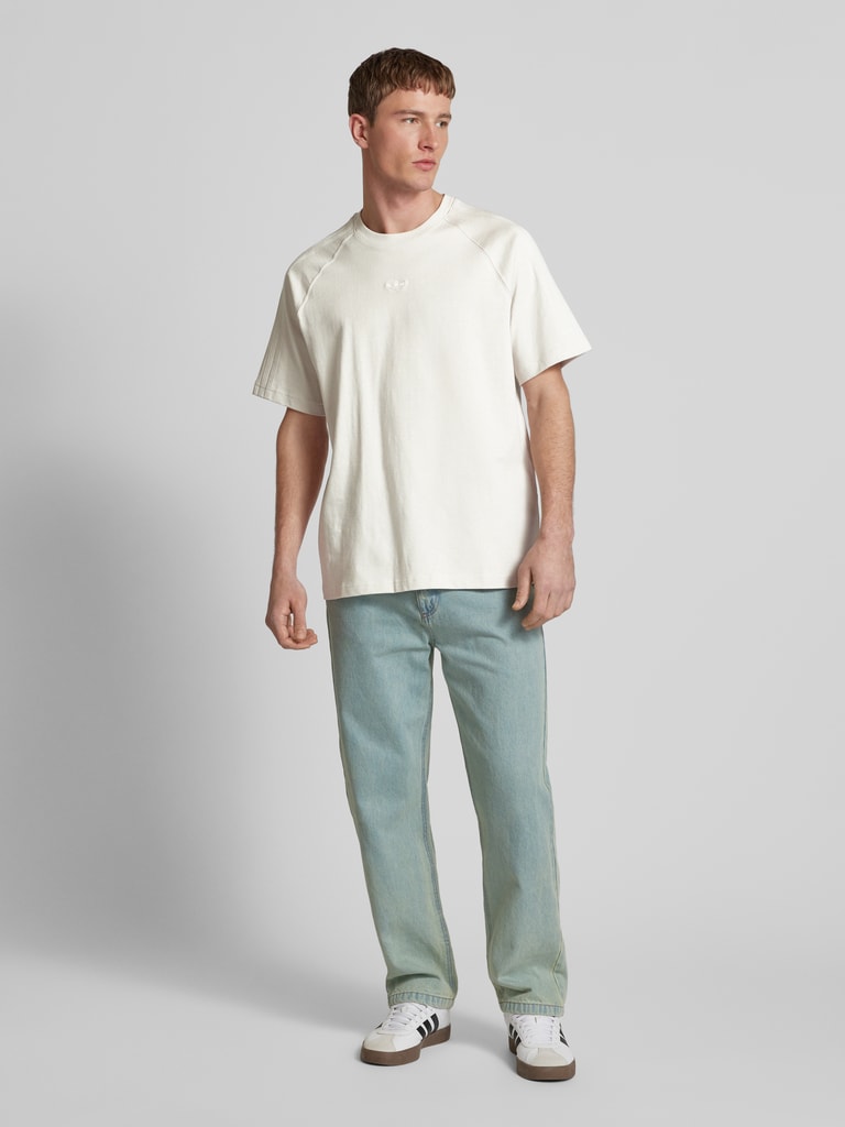 adidas Originals T-Shirt mit Logo-Stitching (beige) online kaufen