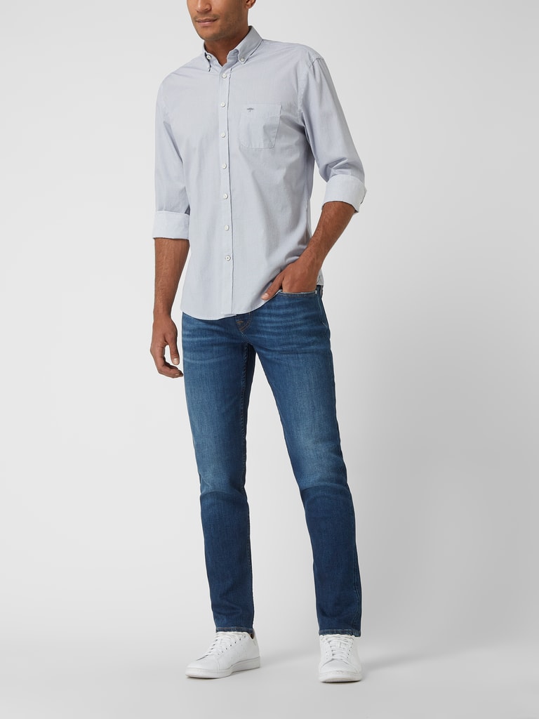 Fynch-Hatton Regular Fit Freizeithemd aus Baumwolle (marine) online kaufen