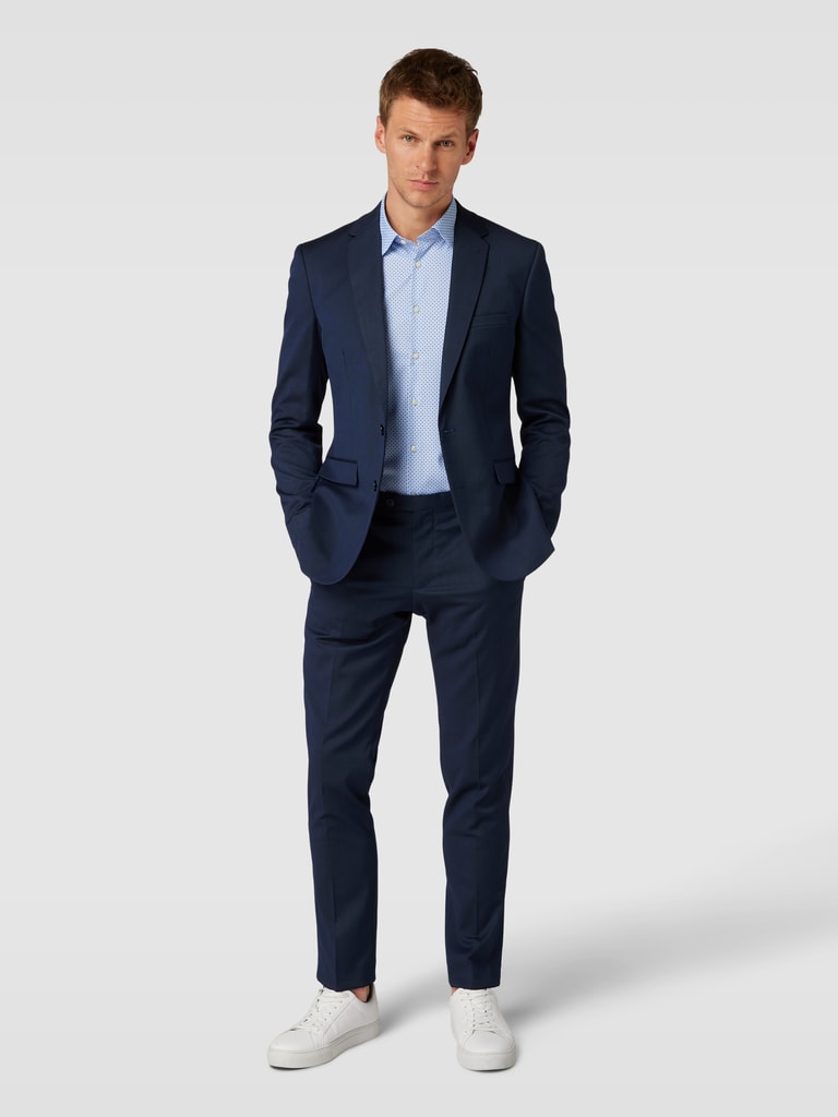 Jake*s Slim Fit Business-Hemd mit Kentkragen (marine) online kaufen