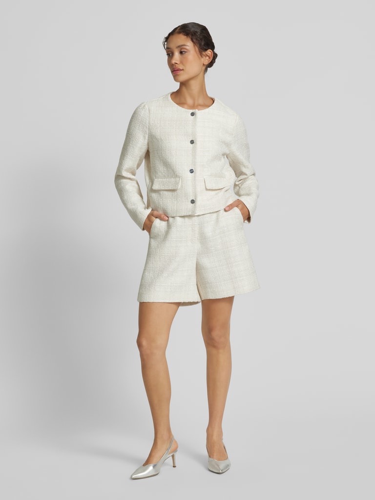 comma Blazer mit Strukturmuster (weiss) online kaufen