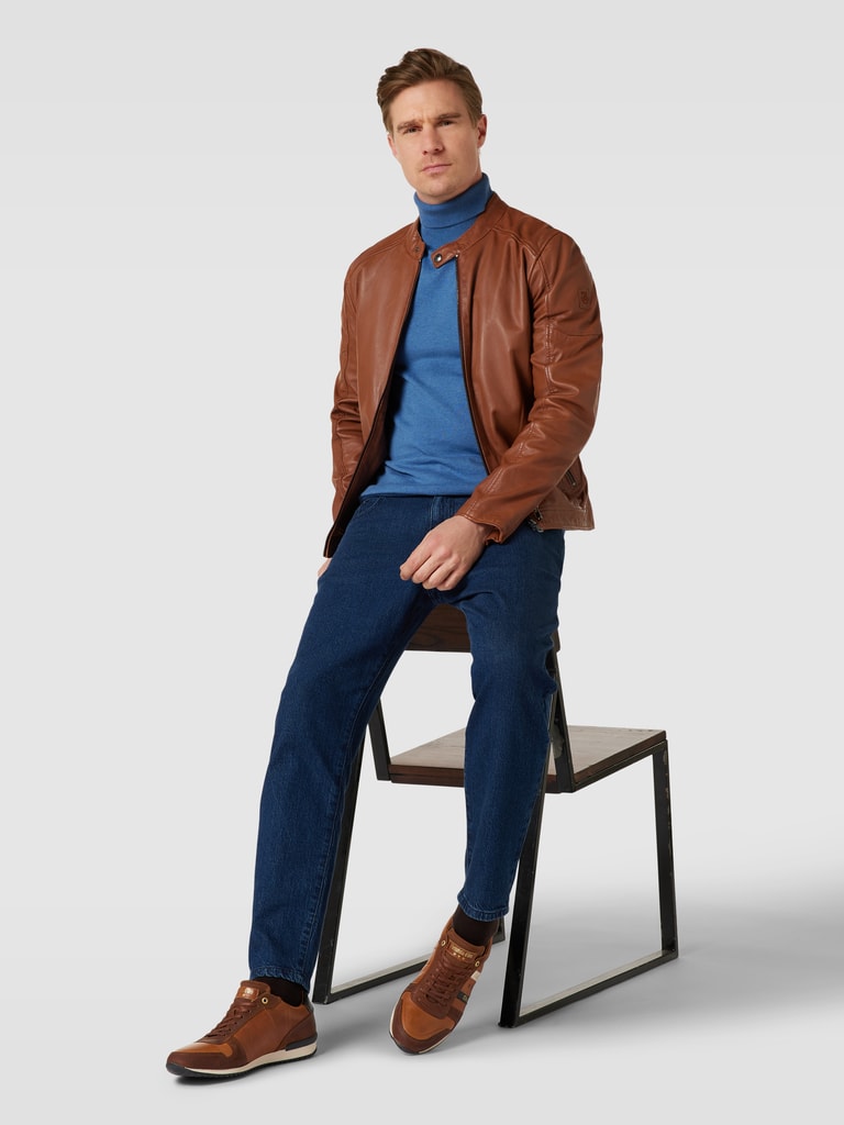 Pantofola dOro Sneaker aus Leder Modell 'RIZZA UOMO' (cognac) online kaufen