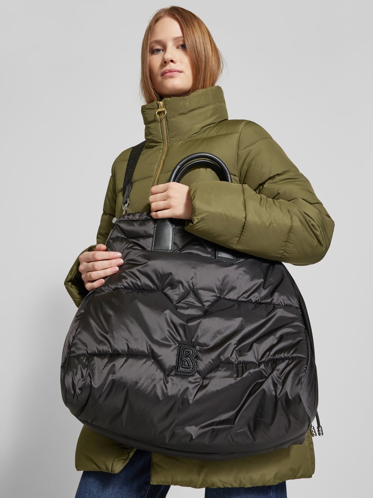 BOGNER Tote Bag mit Label-Detail Modell 'Malina' (black) online kaufen