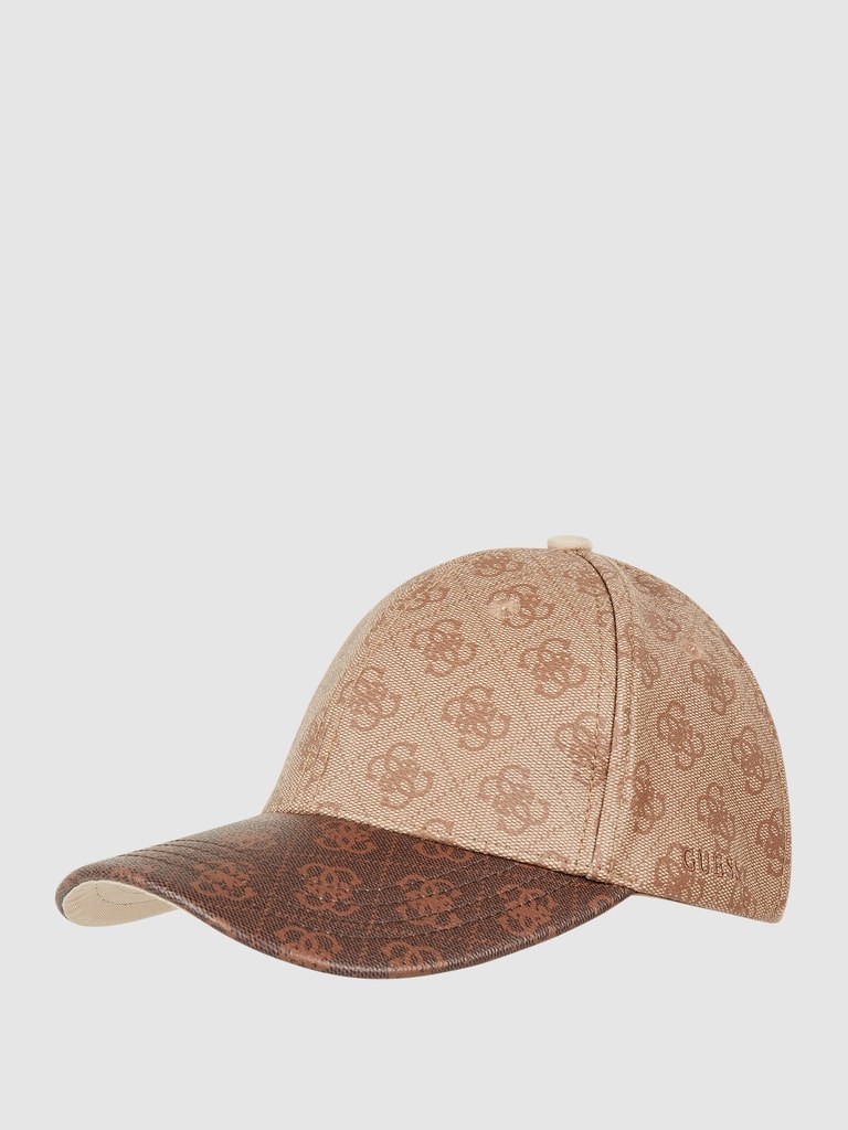 Guess Cap mit Logo-Muster (beige) online kaufen