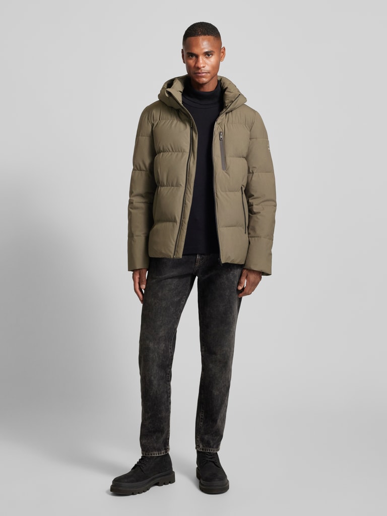 ECOALF Steppjacke mit Kapuze Modell ''BAZON' (oliv) online kaufen
