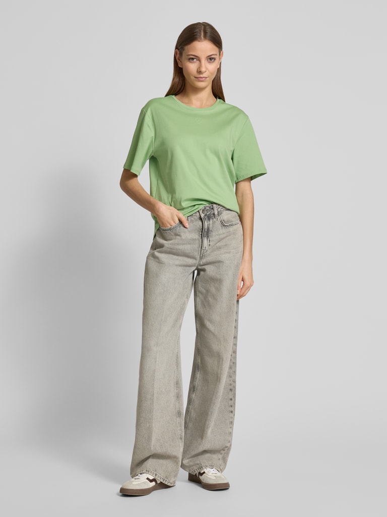 MSCH Copenhagen T-Shirt mit Label-Print Modell 'Melea' (hellgruen ...