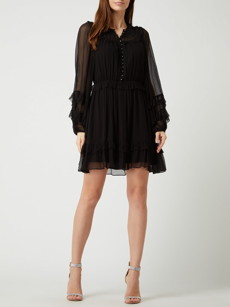 THE KOOPLES Kleid aus Viskose (black) online kaufen THE KOOPLES Kleid aus Viskose (black) online kaufen