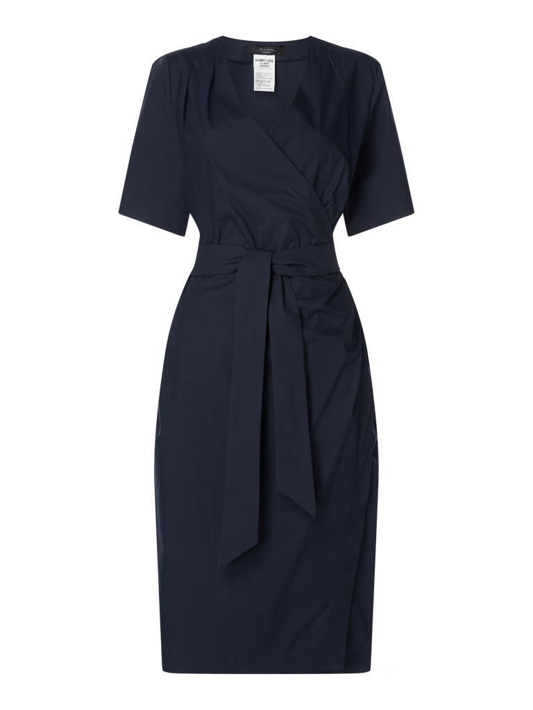 Weekend Max Mara Kleid in Wickel-Optik Modell 'Felino' (marineblau ...