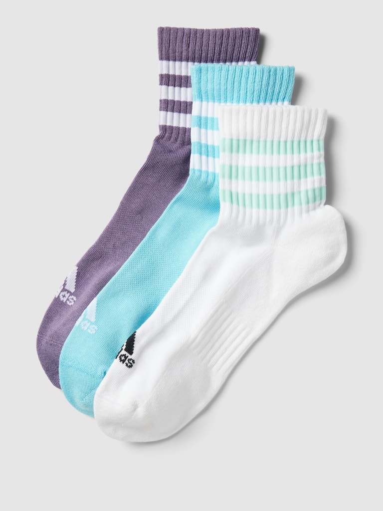 adidas Originals Sokken met strepen in een set van 3 paar in turquoise ...