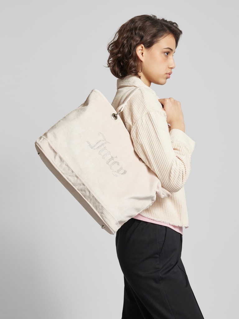Kup online Juicy Couture Torba shopper z obszyciem ozdobnymi kamieniami ...