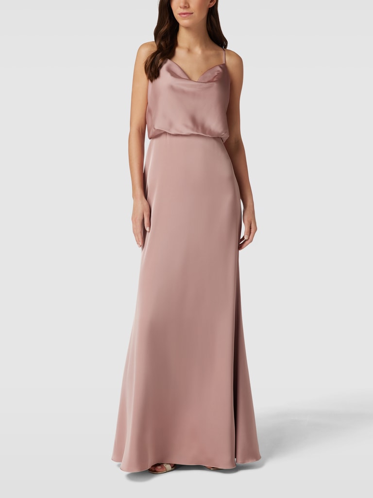 Laona Abendkleid mit Wasserfall-Ausschnitt (rose) online kaufen