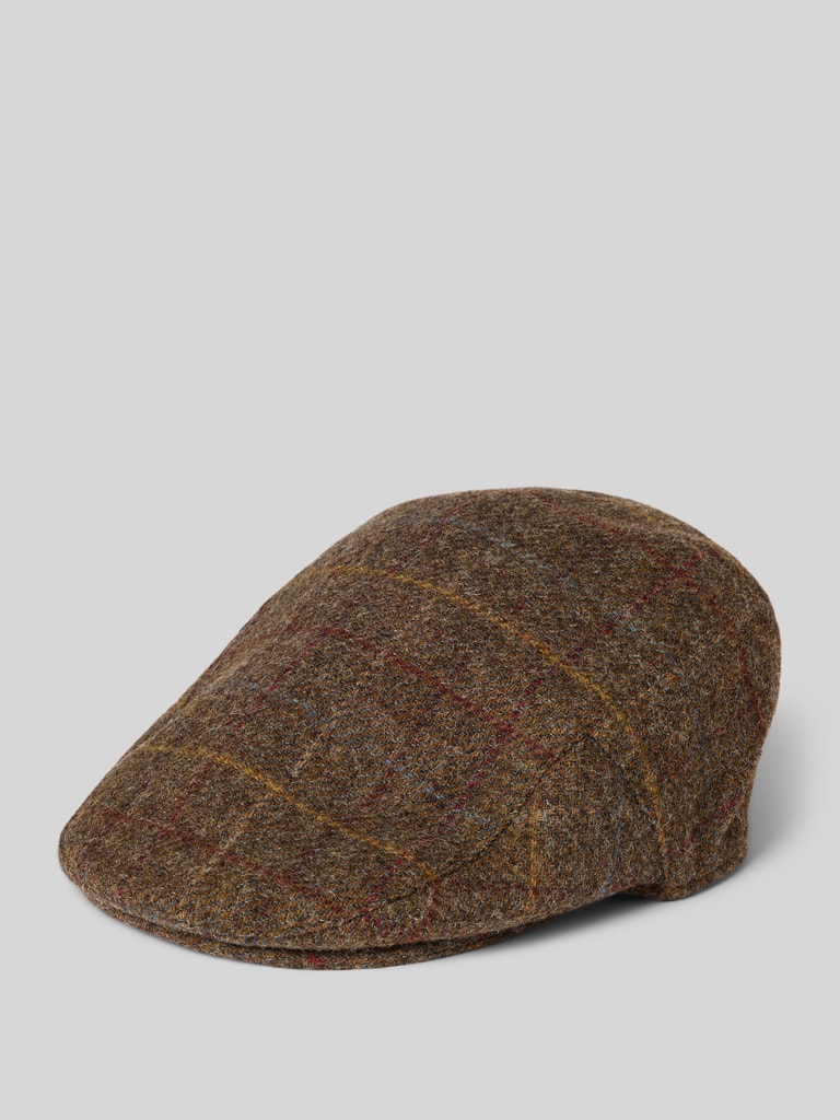 Barbour Platte pet van zuivere wol in olijfgroen online kopen | P&C