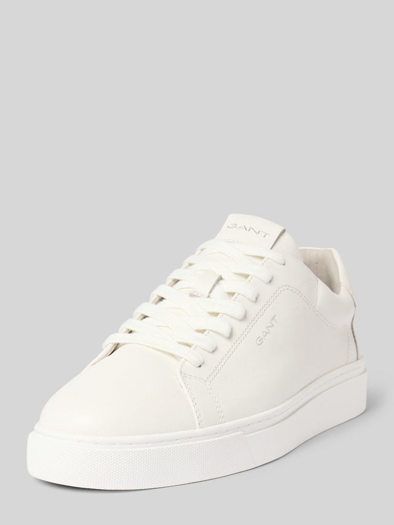 Gant Sneaker aus Leder mit Label-Details (weiss) online kaufen