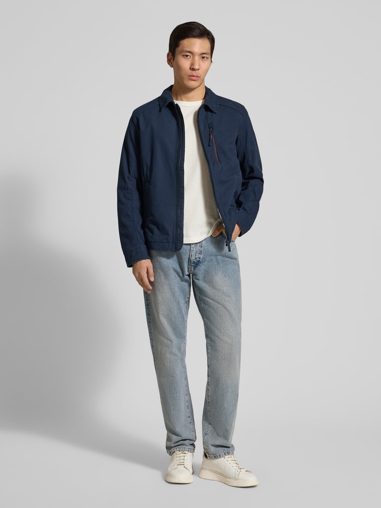 Tom Tailor Regular Fit Hemdjacke aus reiner Baumwolle (marine) online ...