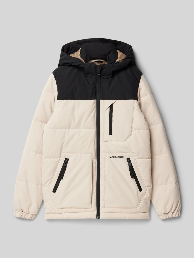 Jack & Jones Steppjacke mit Reißverschlusstaschen Modell 'OTTO' (ecru ...