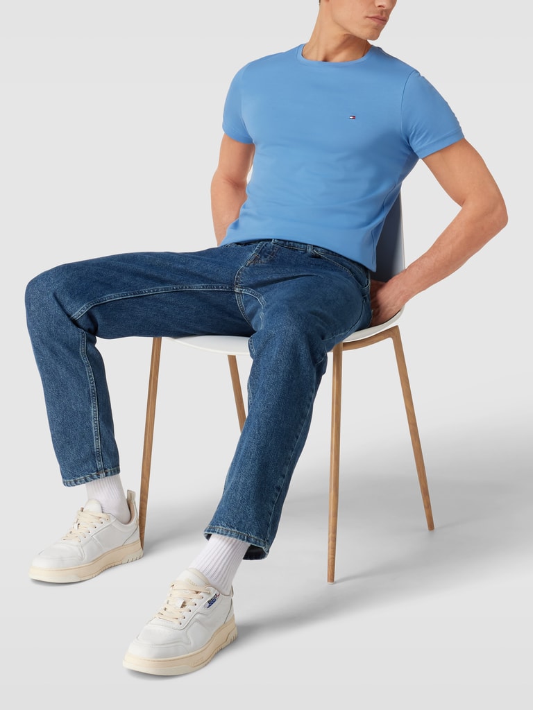Tommy Hilfiger T-Shirt mit Label-Stitching (hellblau) online kaufen
