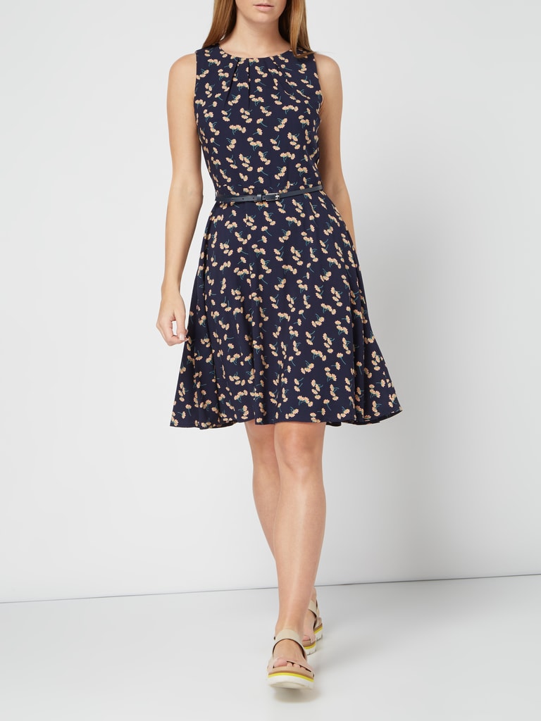Montego Kleid mit floralem Muster (marine) online kaufen