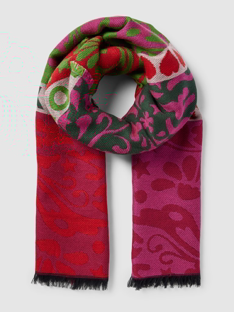 Codello Schal mit Allover-Muster (pink) online kaufen
