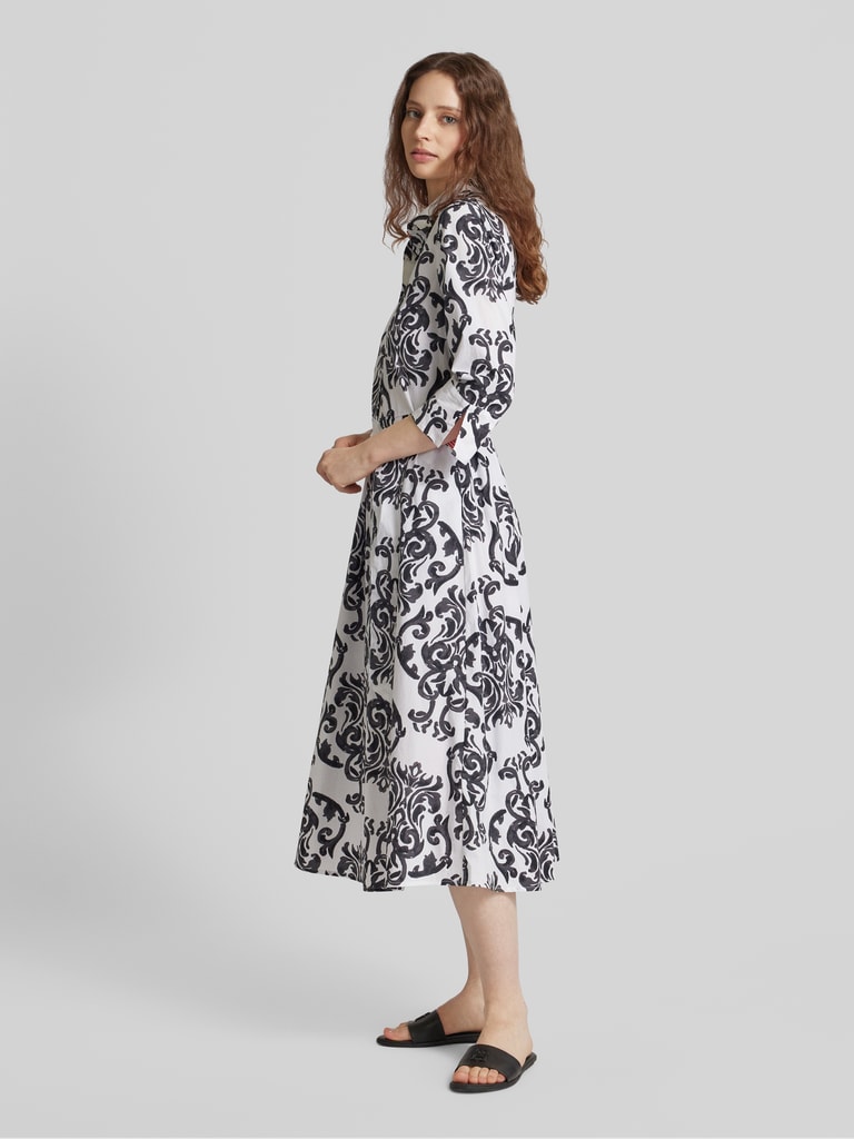 Christian Berg Woman Midikleid mit Paisley-Muster (weiss) online kaufen