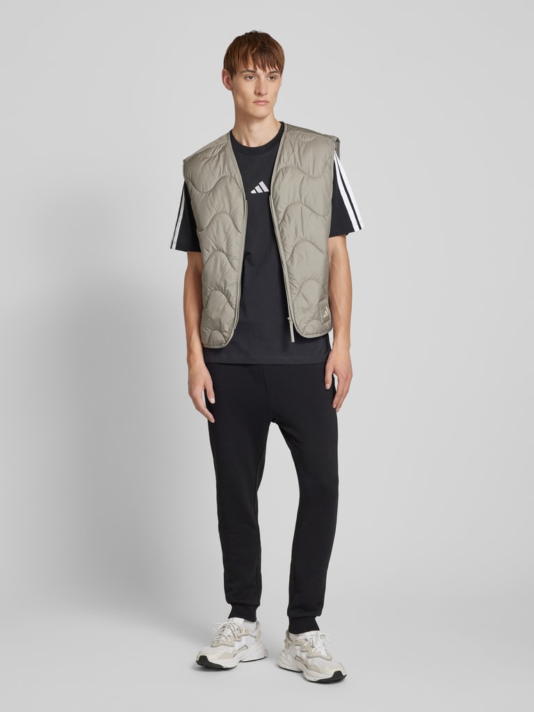 adidas Sportswear Steppweste mit Logo-Patch Modell 'NUGANIC' (taupe ...