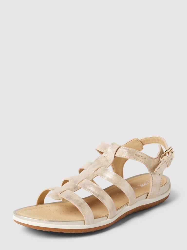 Geox Sandalen aus echtem Leder mit dünnen Riemen (sand) online kaufen