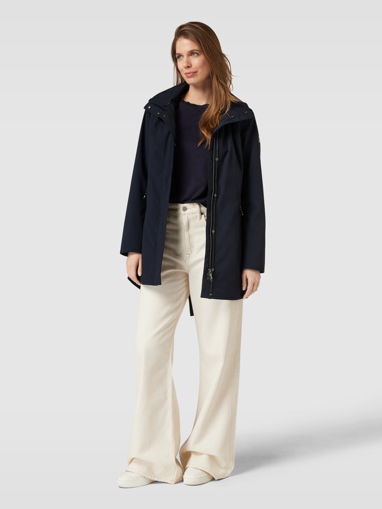 Wellensteyn Regular fit functioneel jack met opstaande kraag, model 'TARENT' in marineblauw ...