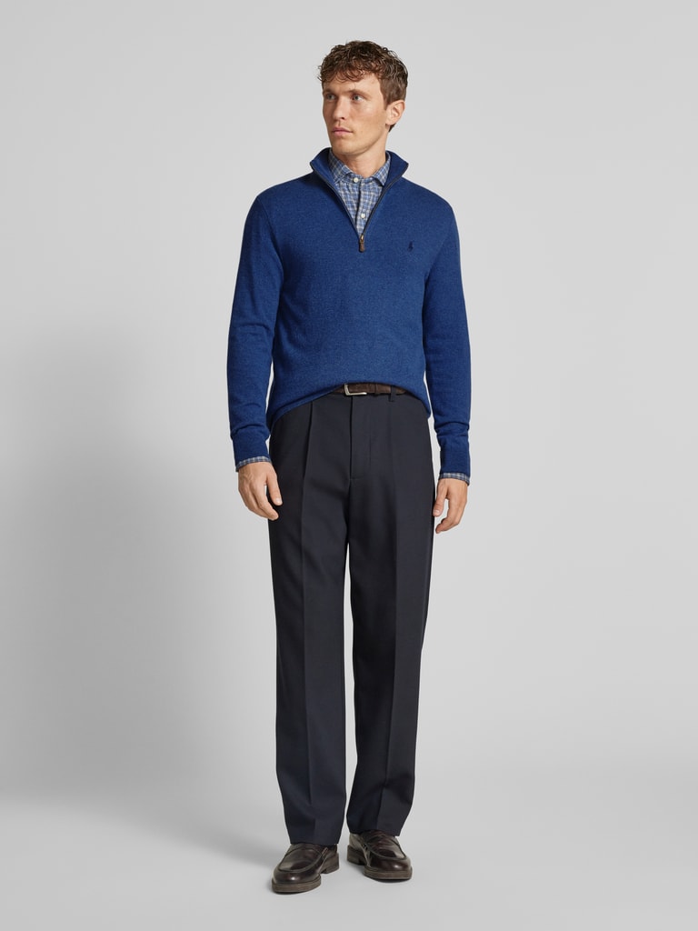 Polo Ralph Lauren Troyer mit Logo-Stitching (blau) online kaufen