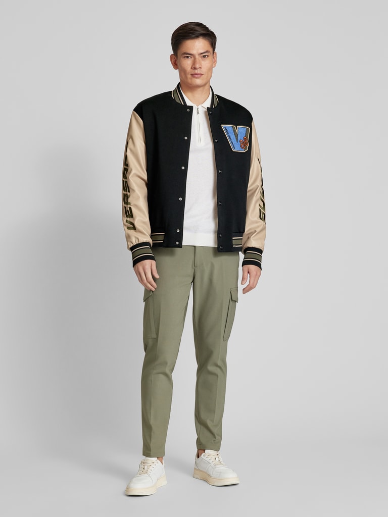 Versace Jeans Couture College-Jacke mit Label-Badge (black) online kaufen