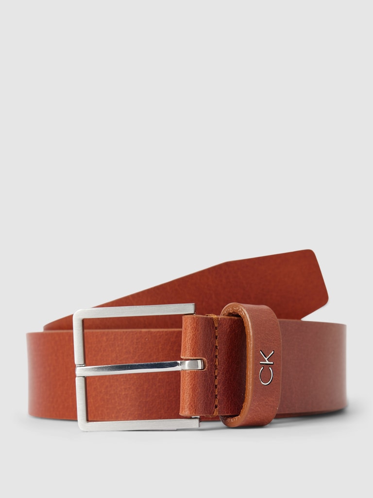 CK Calvin Klein Riem van runderleer in cognac online kopen | P&C