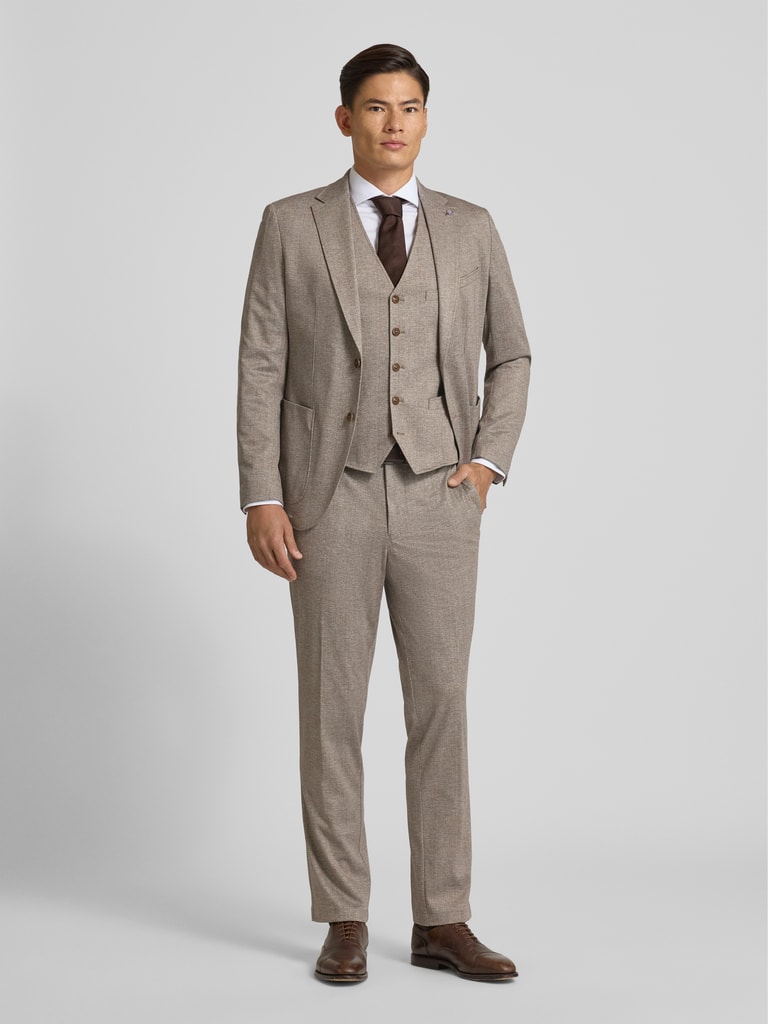 CG - Club of Gents Gilet met V-hals, model 'Mosley' in beige online ...