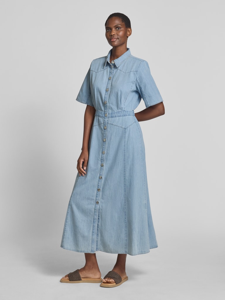 Kup online Gestuz Sukienka jeansowa z rękawem o dł. 1/2 model ‘sauda ...