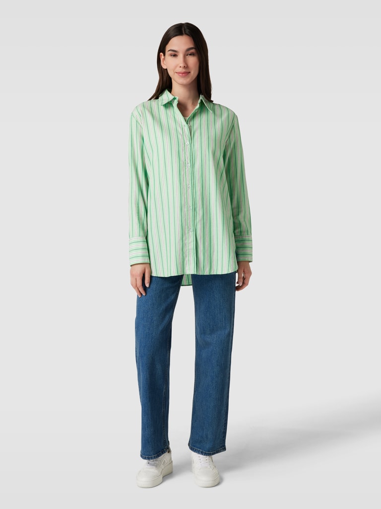 OPUS Hemdbluse mit Kentkragen Modell 'Fapita' (gruen) online kaufen