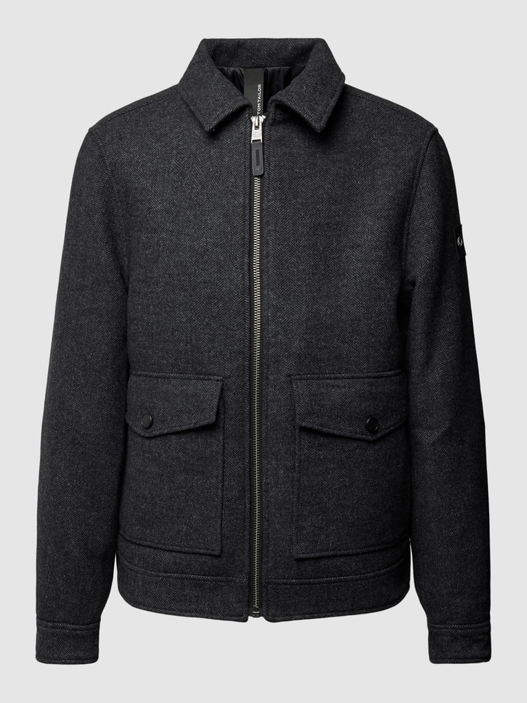 Tom Tailor Jack met klepzakken in antraciet online kopen | P&C