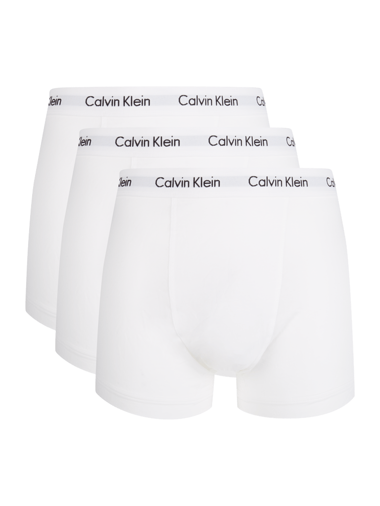 Calvin Klein Underwear Trunks mit Logo-Bund im 3er-Pack (weiss) online ...