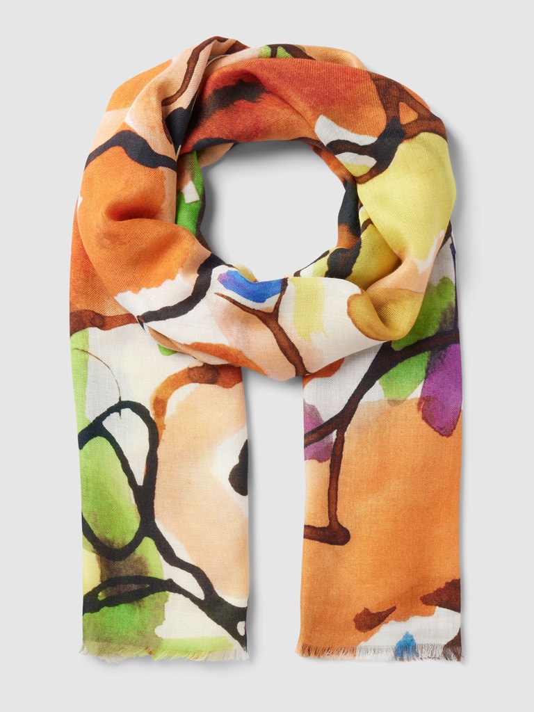 Fraas Schal mit Allover-Print und dünnen verstellbaren Trägern (orange ...
