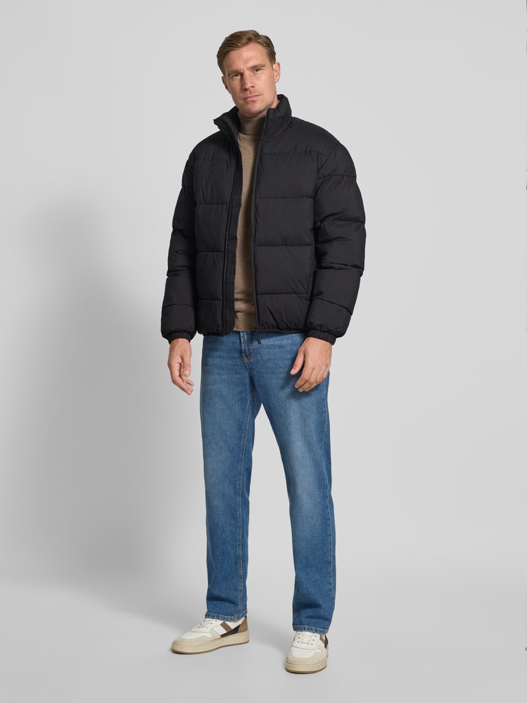 Tom Tailor Denim Regular fit Buffer jacket met Opstaande kraag in ...