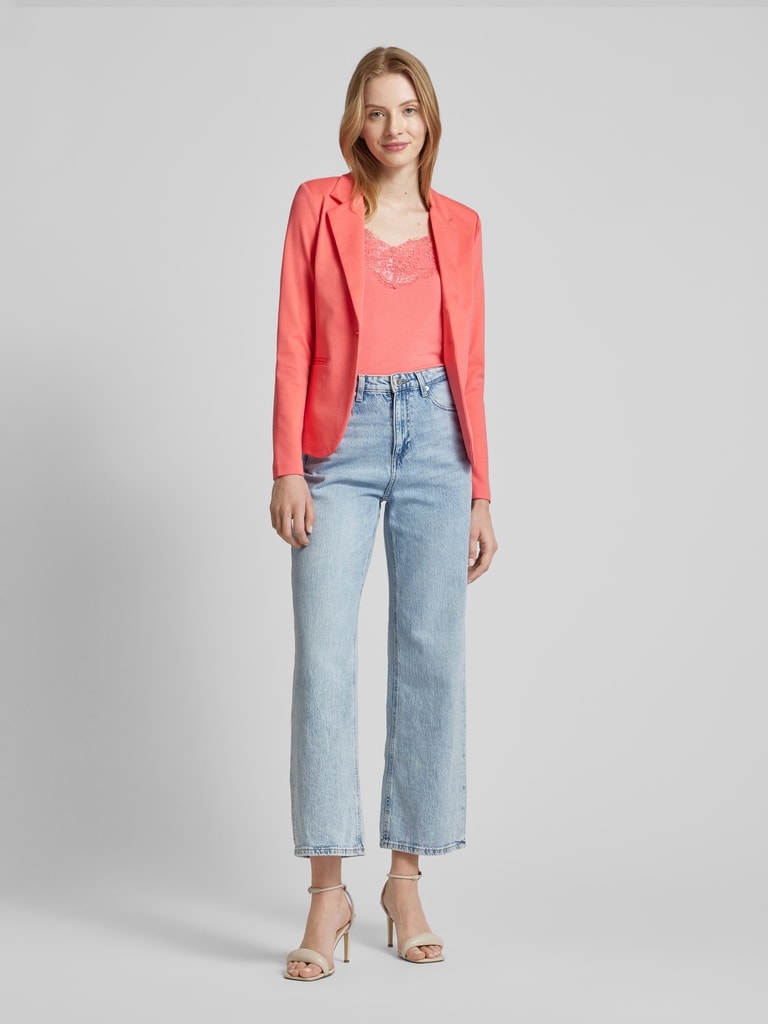 ICHI Top mit Spitzenbesatz Modell 'LIKE' (koralle) online kaufen