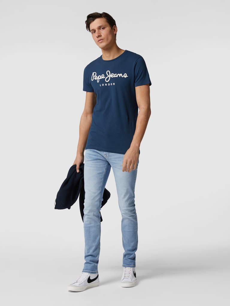 Jack & Jones Stone Washed Skinny Fit Jeans (jeansblau) online kaufen