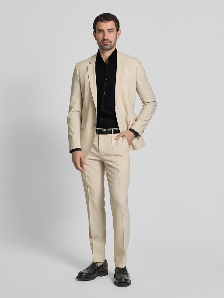 Kup online BOSS Koszula biznesowa o kroju slim fit z kołnierzykiem typu ...