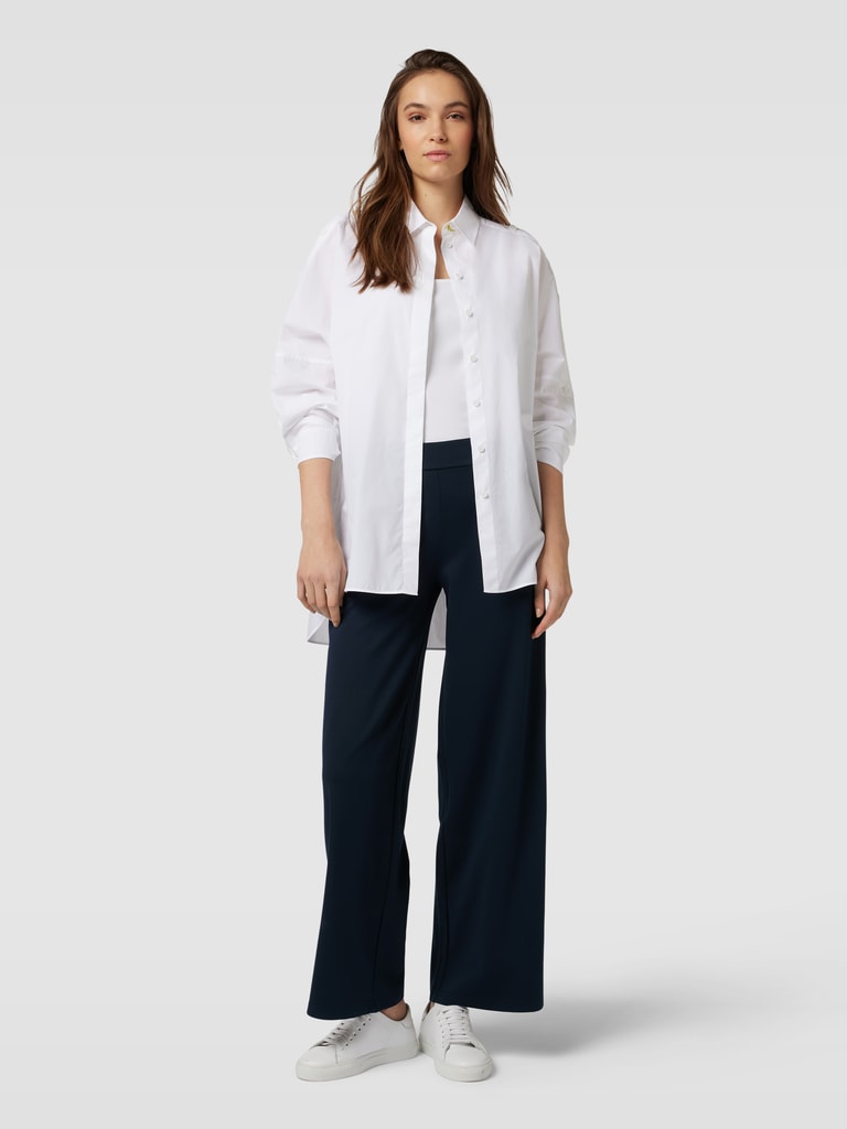 ICHI Stoffhose mit Paspeltasche am Gesäß Modell 'KATE' (marine) online ...