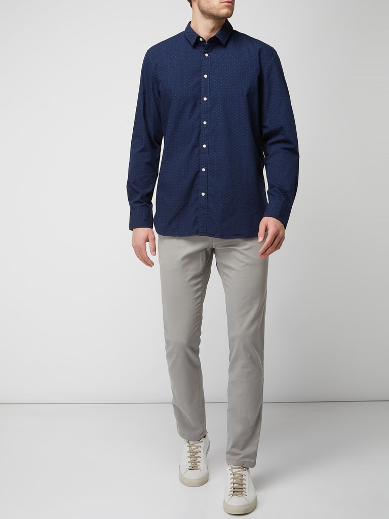 Montego Regular Fit Freizeithemd aus Baumwolle (dunkelblau) online kaufen