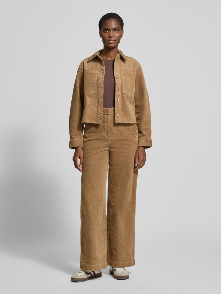 MSCH Copenhagen Hemdbluse mit Druckknopfleiste Modell 'Arcelle' (cognac ...